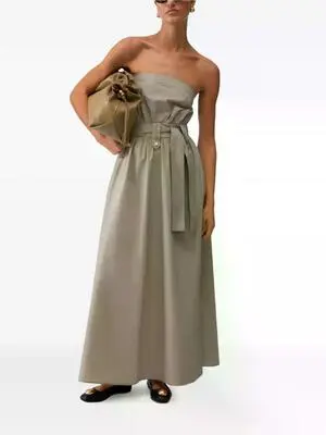 Liu Jo Long Poplin Dress - Neutrals
