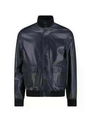 Men's Blue Leather Jackets