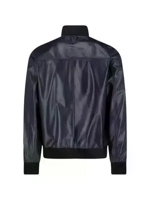 VALSTAR Buttoned Leather Jacket - Blue