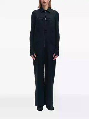 Issey Miyake Zip Sleeveless Jumpsuit