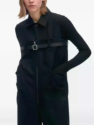 Issey Miyake Zip Sleeveless Jumpsuit