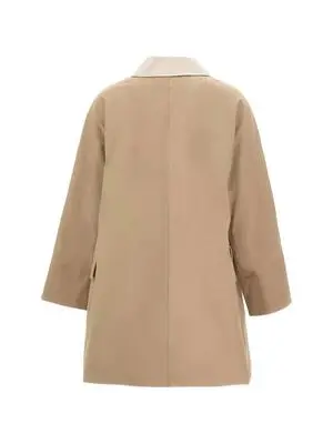 ELENA MIRÒ Double-breasted Coat With Contrasting Collar