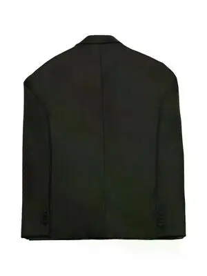 PAURA Cassel Frayed Double-breasted Blazer