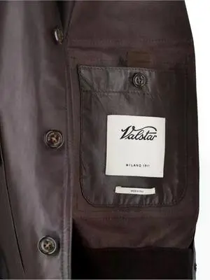 VALSTAR Buttoned Flap-pocket Jacket - Brown