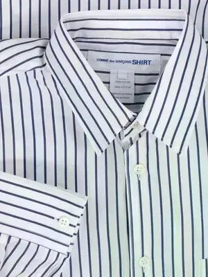 Comme Des Garçons Striped Shirt - White