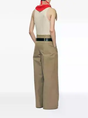 Simone Rocha Ribbon-detail Ribbed Knit Vest