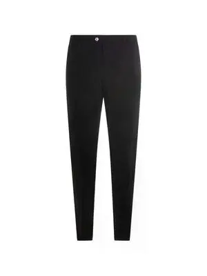 Marco Pescarolo Black Wash Bottoms For Men