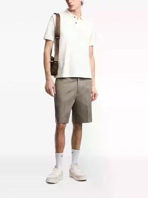 Emporio Armani Slim-fit Piqué Polo Shirt - Neutrals