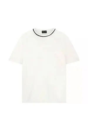Giorgio Armani Ringer T-shirt - White