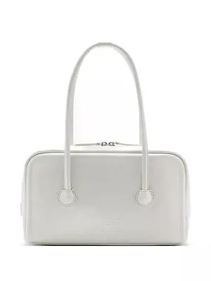 MARGESHERWOOD Embossed Logo Shoulder Bag - White