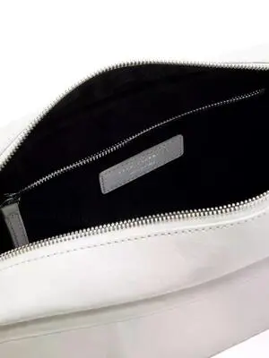 MARGESHERWOOD Embossed Logo Shoulder Bag - White