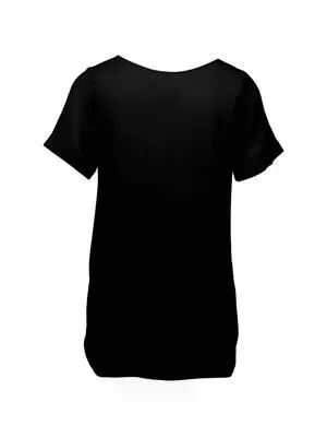 ALLUDE Crew-neck T-shirt - Black