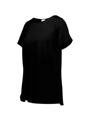 ALLUDE Crew-neck T-shirt - Black