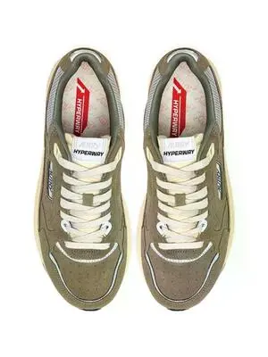 AUTRY Hyperway Low Suede Sneakers - Green
