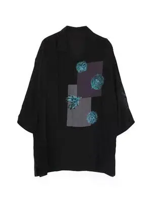 Yohji Yamamoto Graphic Pattern Pocket Shirt