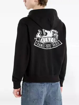 Kenzo Lunar New Year Graphic Zip-up Hoodie