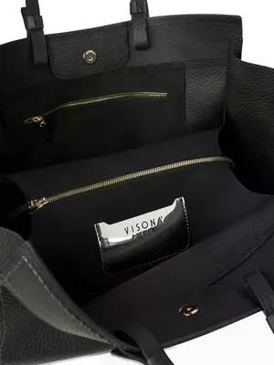 VISONA` Leather Tote Bag