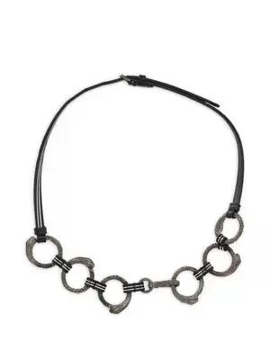 Prada Snake-detailed Leather Belt - Black