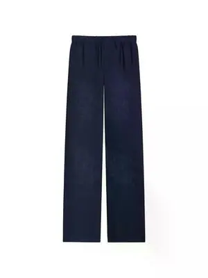 Givenchy Floral Jacquard Trousers - Blue