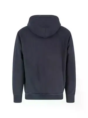 C.P. COMPANY Long-sleeve Logo Hoodie - Blue