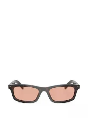 Prada Rectangular-frame Sunglasses - Brown