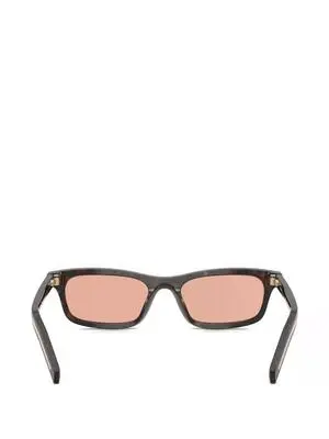 Prada Rectangular-frame Sunglasses - Brown