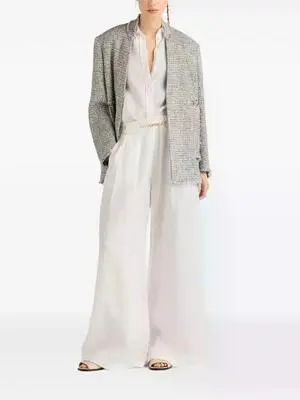 Momoni Aspen Palazzo Trousers - White