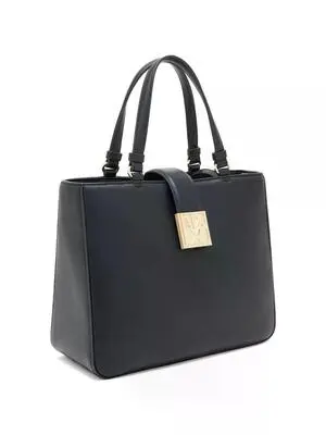 Armani Exchange Logo-plaque Tote - Black