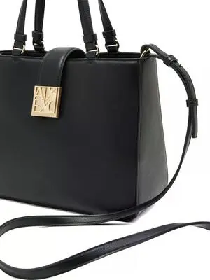 Armani Exchange Logo-plaque Tote - Black