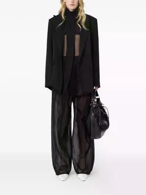 Sportmax Panel-detail Trousers - Black
