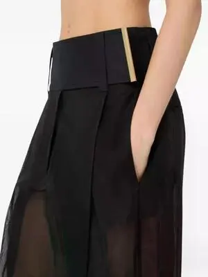 Sportmax Panel-detail Trousers - Black