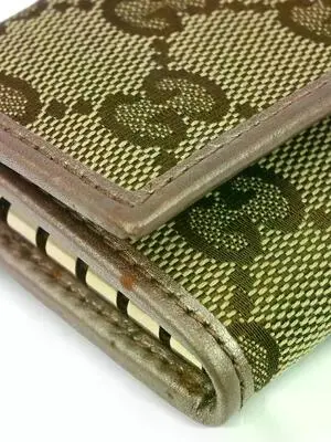 Gucci 1990-2000s Canvas Logo-detail Key Case
