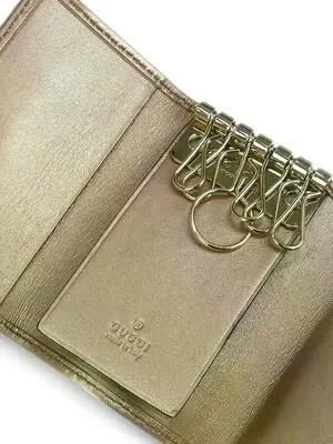 Gucci 1990-2000s Canvas Logo-detail Key Case