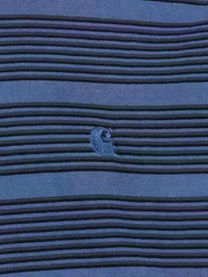 Carhartt Work In Progress S/s Hanson Striped T-shirt - Blue