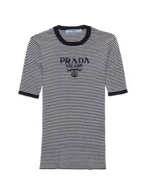 Prada Slim Fit T-shirts For Women