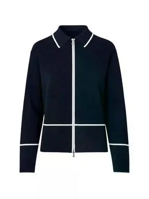 GRAN SASSO Piped Zip Jacket