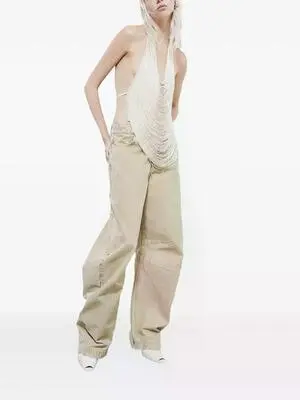 Patrizia Pepe Canvas Cargo Jeans