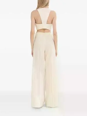 NISSA Cropped Cotton Waistcoat