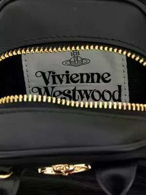 VIVIENNE WESTWOOD Mini Yasmine Logo-detail Tote Bag - Black