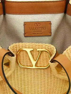 Valentino Garavani Floral-appliqué Tote Bag