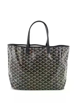 Goyard Saint Louis Coated Canvas Pm Tote Bag - Black