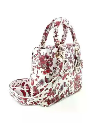 Dior My Abcdior Lady Printed Leather Small Satchel - Multicolour