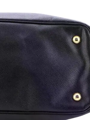 Prada Lux Saffiano Leather Large Tote Bag - Black