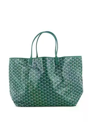 Goyard Saint Louis Coated Canvas Gm Tote Bag - Green