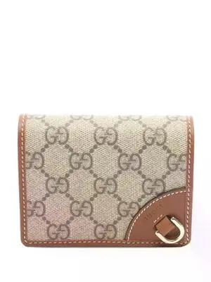 Gucci 2016-2025 Gg Supreme Wallet Small Wallets - Brown
