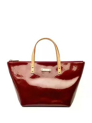 LOUIS VUITTON 1998-2010 Monogram Vernis Bellevue Pm Tote Bag - Red
