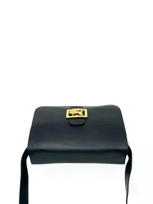 Celine 20th Century Leather Logo Crossbody Bag
