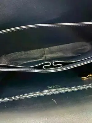 Celine 20th Century Leather Logo Crossbody Bag