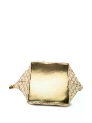 Gucci Gg Canvas Web Handbag - Brown