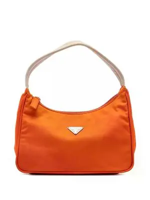 Prada 2000-2013 Mini Tessuto Sport Shoulder Bag - Orange